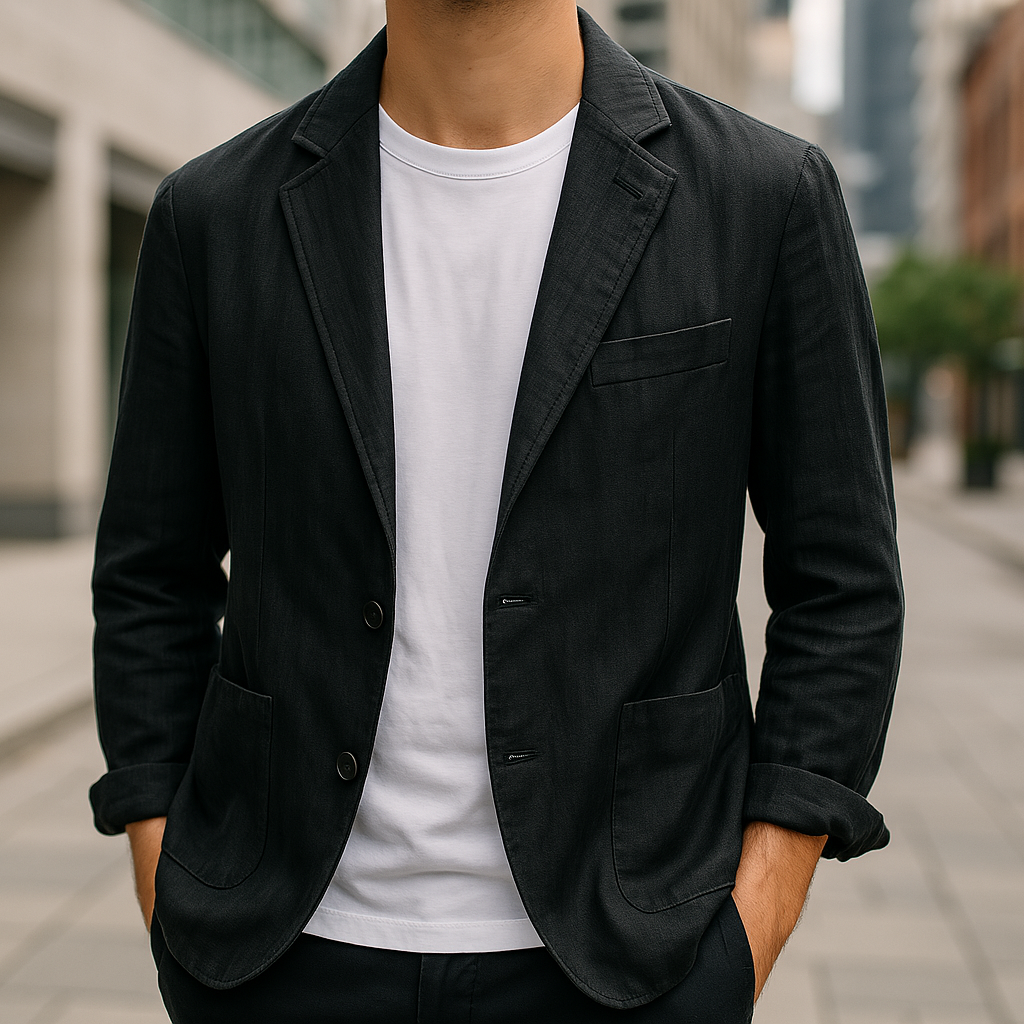 Wellham - Comfortable Linen Blazer – Moore-Oakland